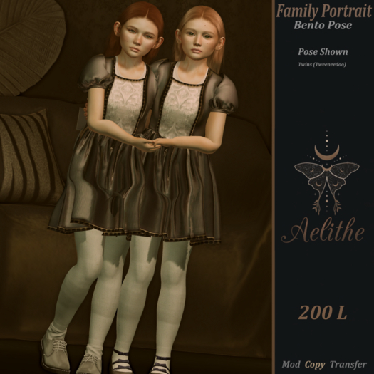 Second Life Marketplace - [Aelithe] Family Portrait - Twins